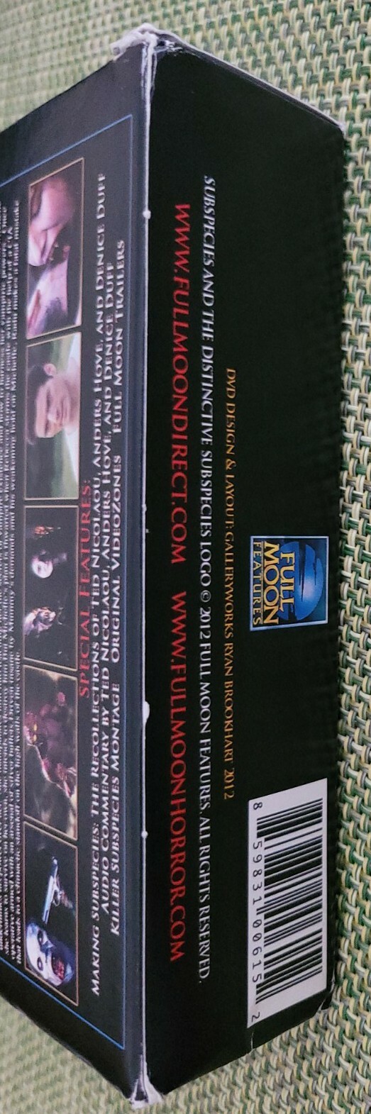 Subspecies I 1 II 2 III 3 Blu-ray Collection Box Set w OOP SLIPCOVER ...