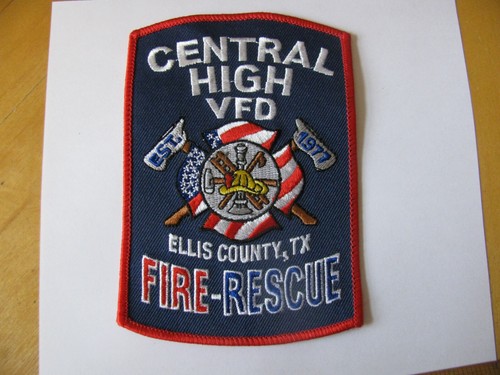 TEXAS TX - Ellis County EMT EMS Fire Rescue Dept Patch Iron On 3.25” | eBay