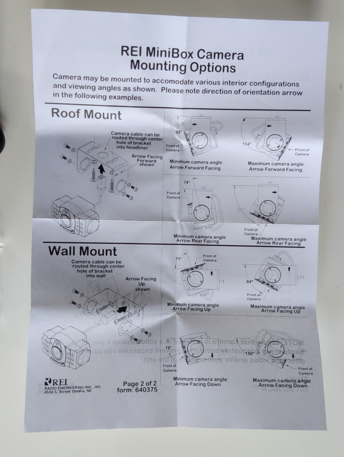 REI BUS-WATCH SECURITY CAMERA EXTERIOR MODEL 710350 for sale online | eBay