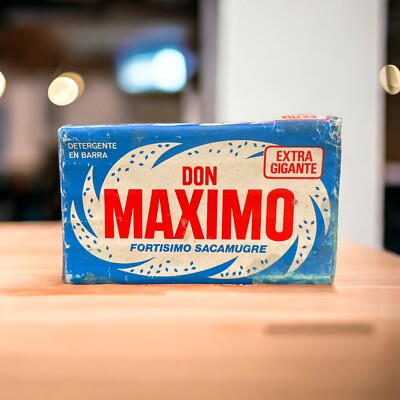 Vintage DON MAXIMO EXTRA GIGANTE Laundry Bar Soap Detergent﻿ Made in ...