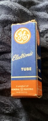 GE 6BZ7 Vacuum Tube Double Triode Tube VHF UHF Vintage Ham Amateur ...