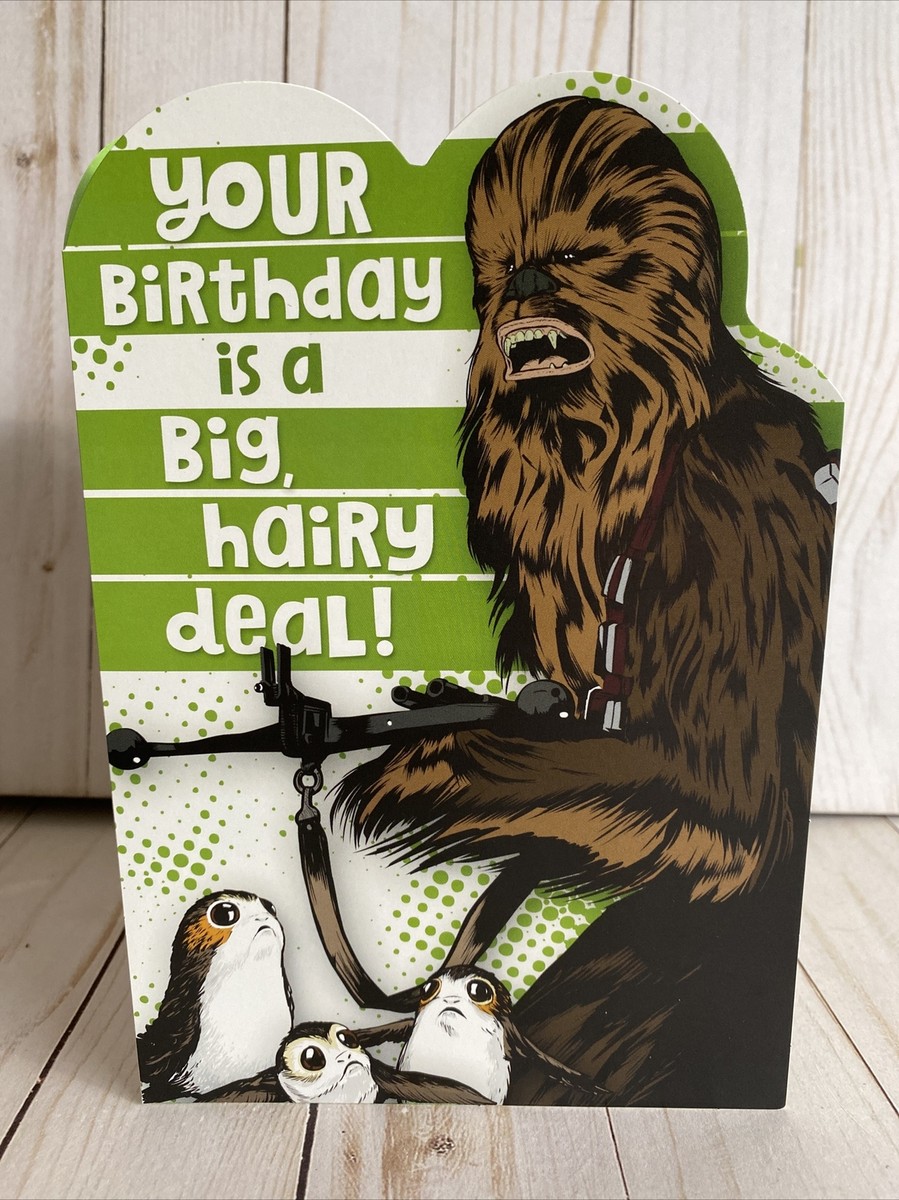 Happy Birthday Star Wars Chewbacca Chewbacca Style Personalised