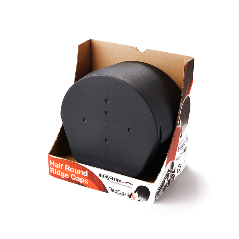 Plastic Ridge Roof Cap Apex Closure Dry Verge Centre End Cap Universal ...