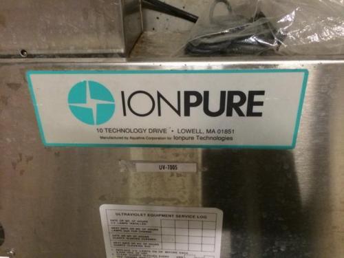 US Filter Corporation IonPure water Filtration & Ultraviolet UV ...