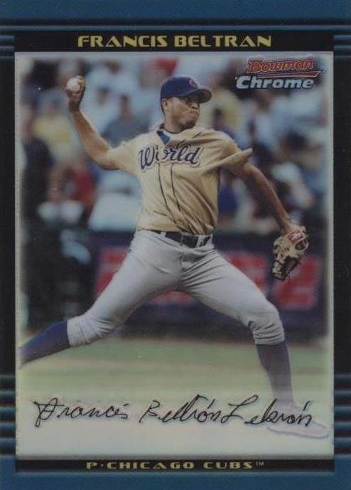 2002 Bowman Chrome Draft Picks & Prospects - Francis Beltran #BDP143 ...