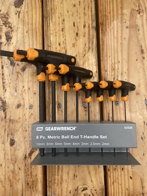 GEARWRENCH 83520 Metric Hex Key Set; Hex Size Range (mm): 2 - 10 | eBay