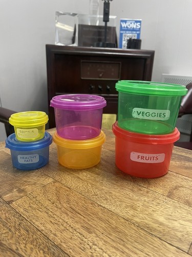 21 Day Fix Portion Control 6Containers Kit Beach Body Food Plan Diet ...