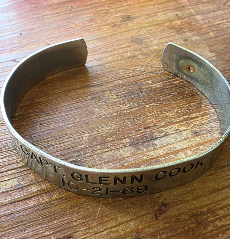 Vintage Vietnam War MIA POW Bracelet - CAPT Glenn Cook 10/21/69 | eBay