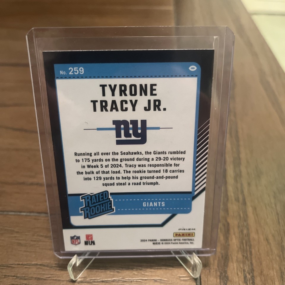2024 Panini Donruss Optic Tyrone Tracy Jr Rated Rookie Rocket Emoji ...