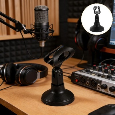 3 Sets Adjustable Microphone Stand - Tabletop Condenser Microphone ...