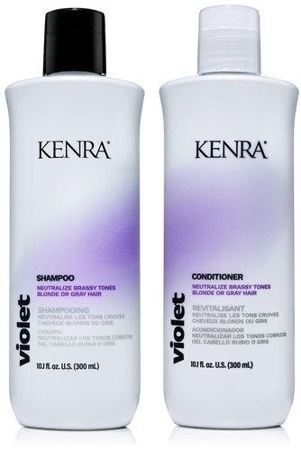 Kenra Violet Shampoo & Conditioner Set | Eliminates Brassy Tones ...