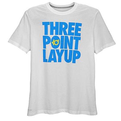 Nike Kevin Durant Three Point Layup White T-Shirt Size XL | eBay Australia