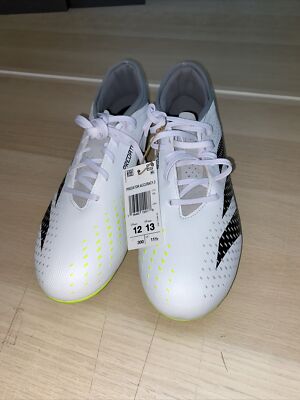 adidas Predator Accuracy.3 FG Soccer Cleats White Green GZ0014 Men’s ...