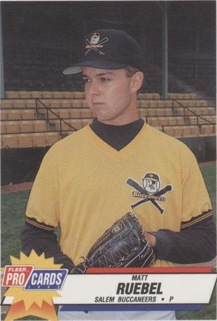 1993 Fleer ProCards Minor League - Matt Ruebel #430 (RC) for sale ...