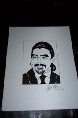 ALFRED MOLINA Spider-man 2, Sorcerers Apprentice Signed 8.5x11 Cartoon ...