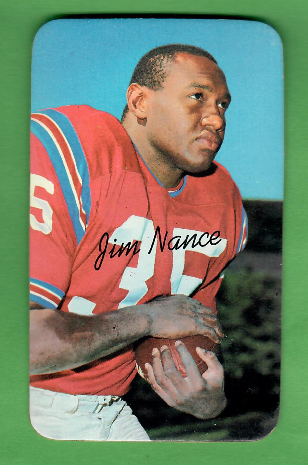 1970 TOPPS SUPER FOOTBALL #26 JIM NANCE - DENVER BRONCOS - NRMT | eBay