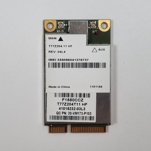 SIERRA Wireless WWAN Qualcomm 3G Mini PCI Board Module - MC8305 T77Z204 ...