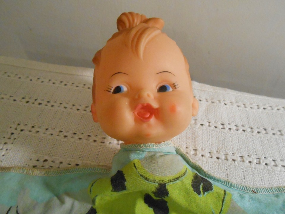 Rare Vintage PEBBLES FLINTSTONE Hanna Barbera Hand Puppet DOLL 1960's ...