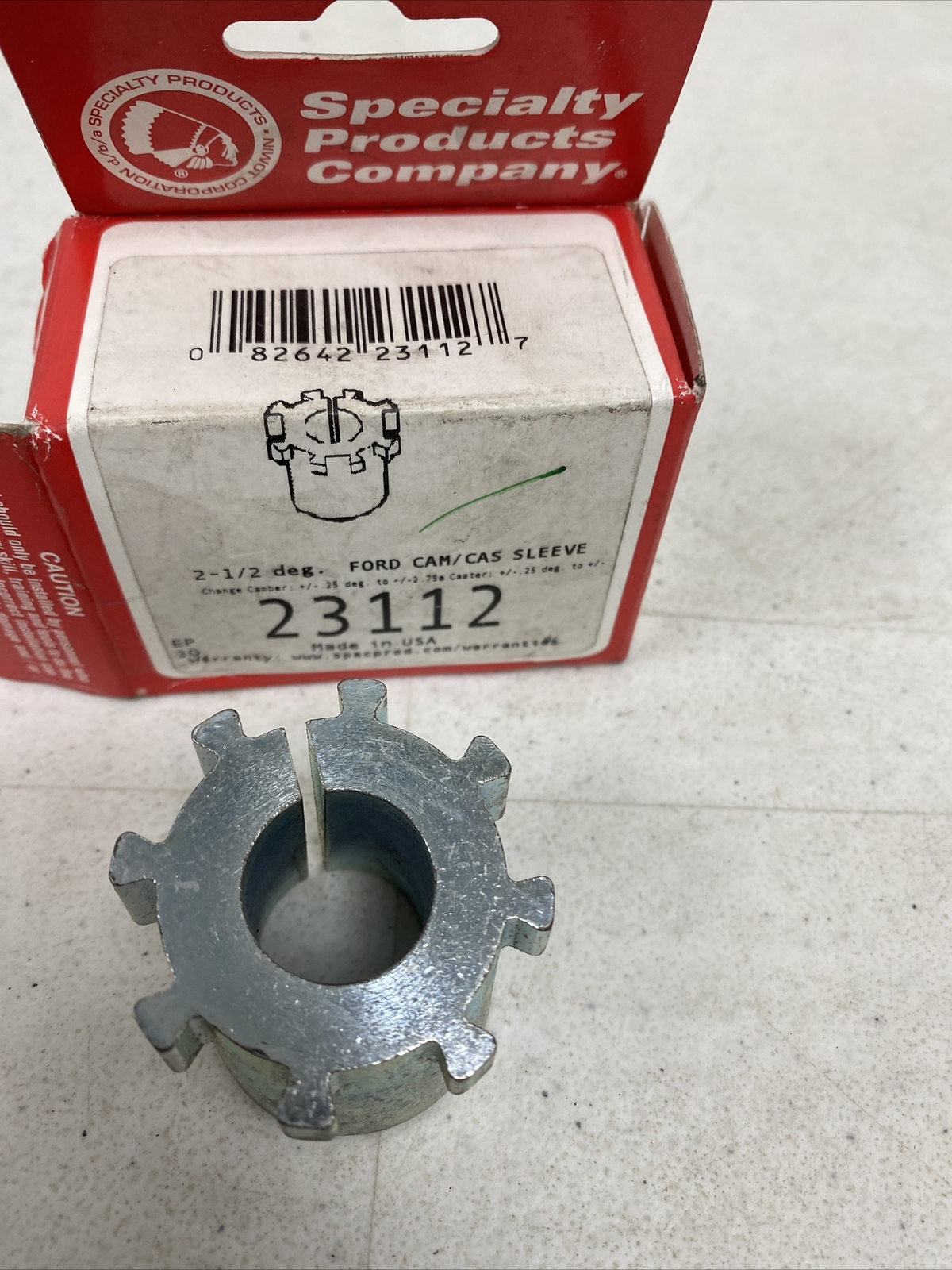 Specialty Products 23112 Front Camber/Caster Alignment Bushing-2-1/2 ...