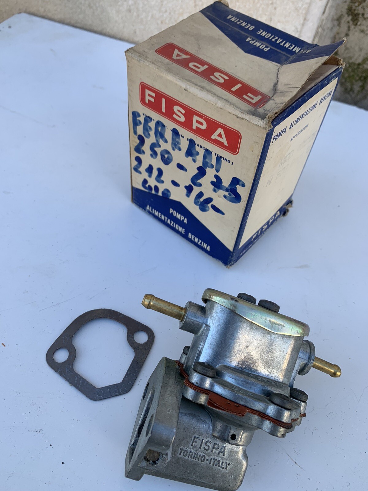 FUEL PUMP FERRARI 250 212 166 1950/60s POMPA di Carburante FISPA ...