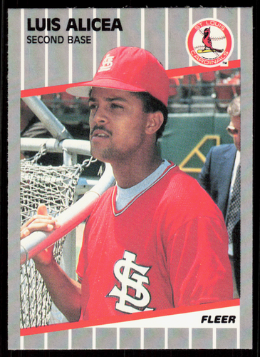 1989 Fleer 443 Luis Alicea St. Louis Cardinals | eBay