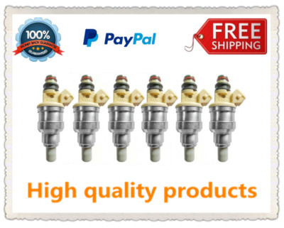 6pcs Fuel Injectors 195500-2080 INP-051 FJ128 For DODGE MITSUBISHI ...