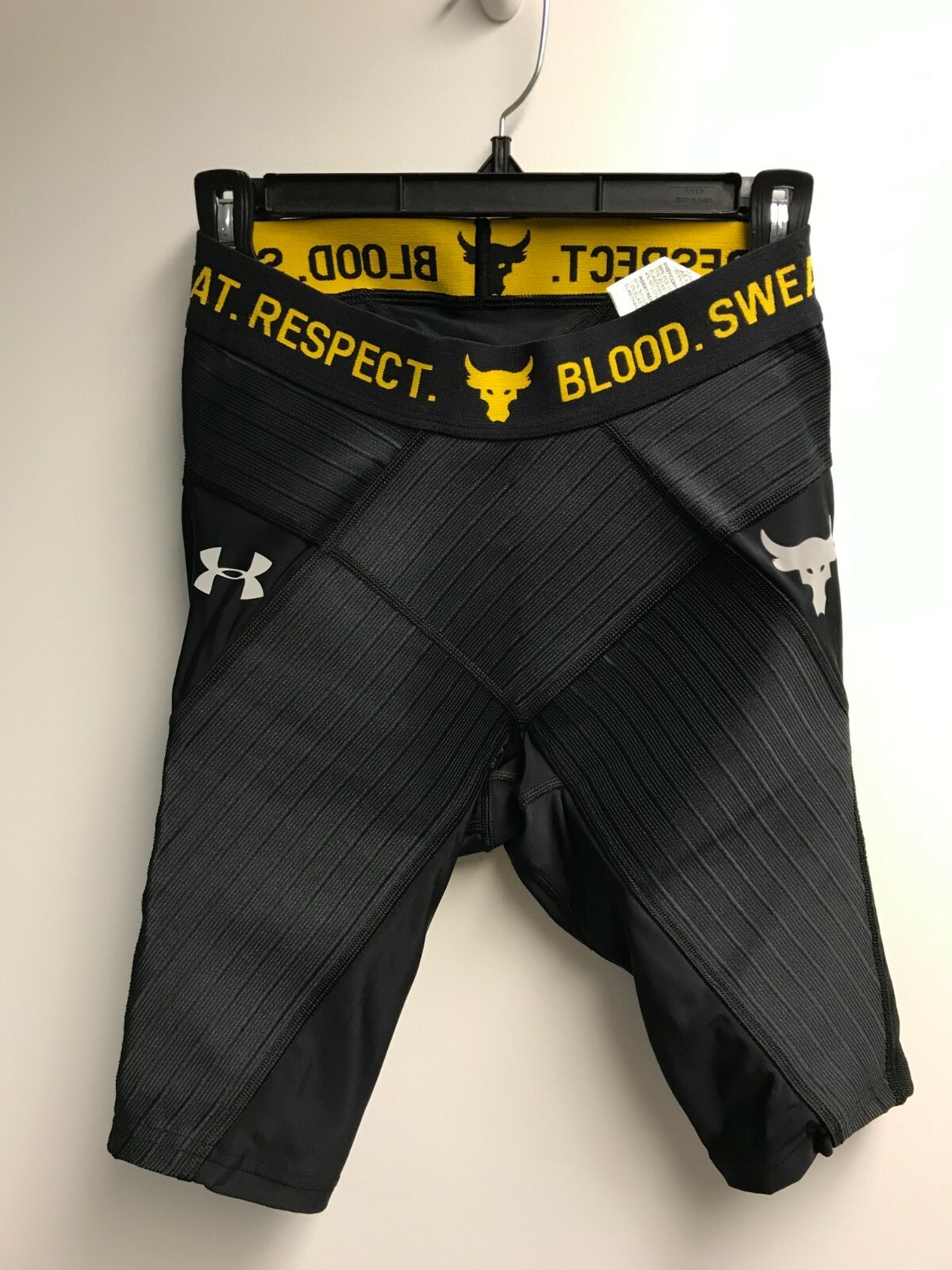 Under Armour ApparelTraining Men Black, Project Rock Compression Shorts ...