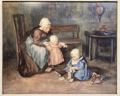 IDA MARIE PERRAULT MICHIGAN, DUTCH CHILDREN ILLUSTRATION ANTIQUE ...