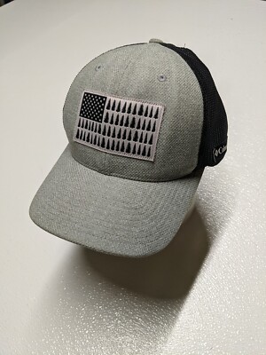 COLUMBIA PFG USA FLAG FLEXFIT CAP, FITTED, Size L/Xl, Baseball, Pine ...