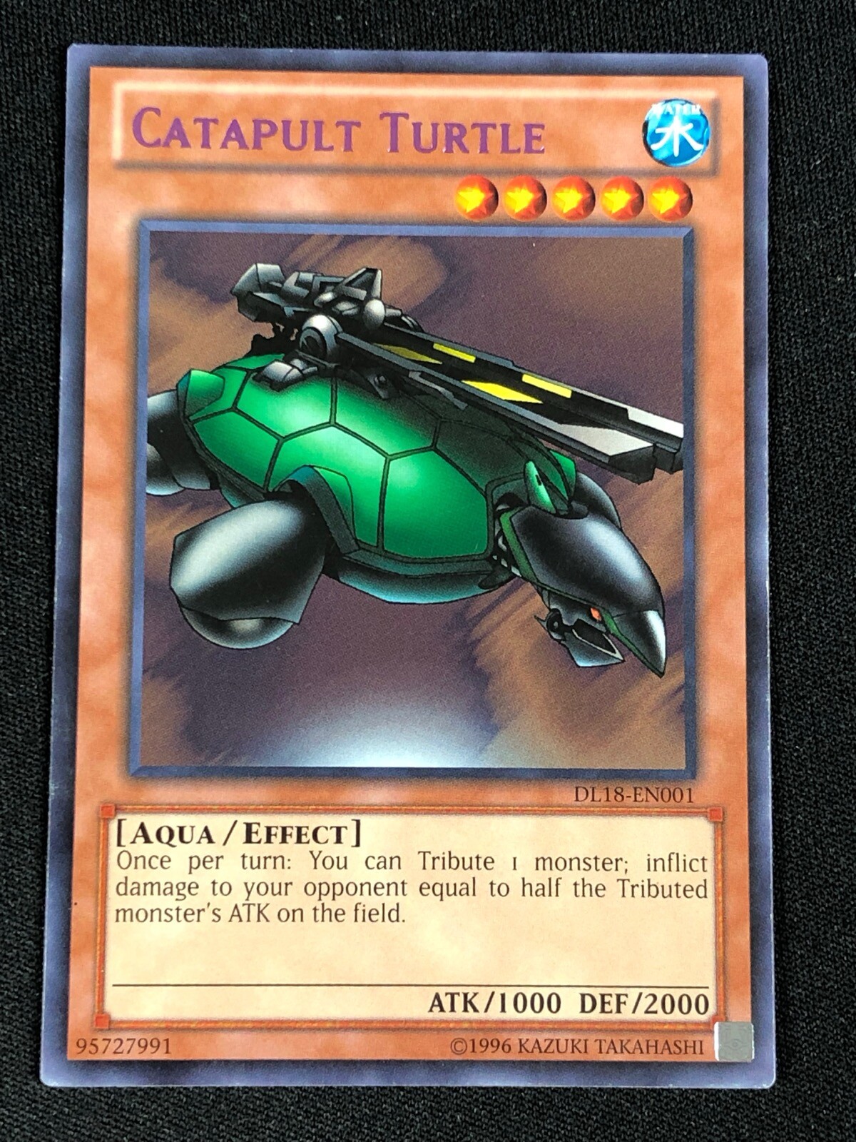 YUGIOH CATAPULT TURTLE DL18-EN001 RARE (NM) | eBay