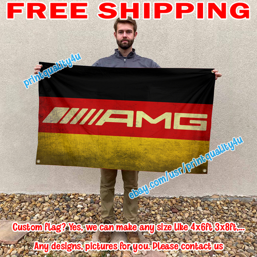 Mercedes AMG Banner Vintage Retro Flag 3x5 ft Car Racing Garage Wall ...