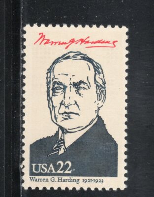 2219a * WARREN G HARDING ** President 1921-1923 ** U.S. Postage Stamp ...