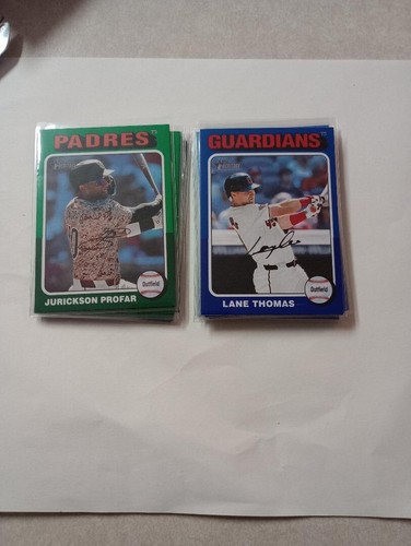 2024 Topps Heritage high number lot of 18 parallels Blue, Aqua, Green ...