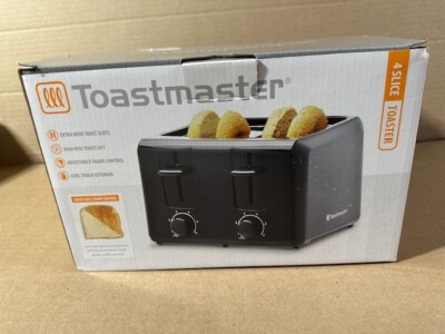 TOASTMASTER 4 SLICE TOASTER MODEL TM-6OTS BLACK | eBay