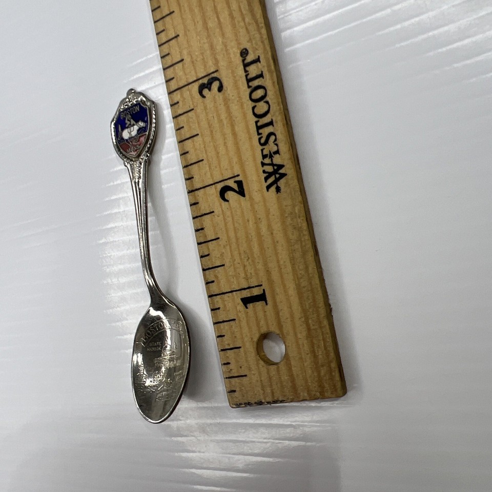 Boston Massachusetts Enamel Crest Horse Old State Bunker Vintage ...