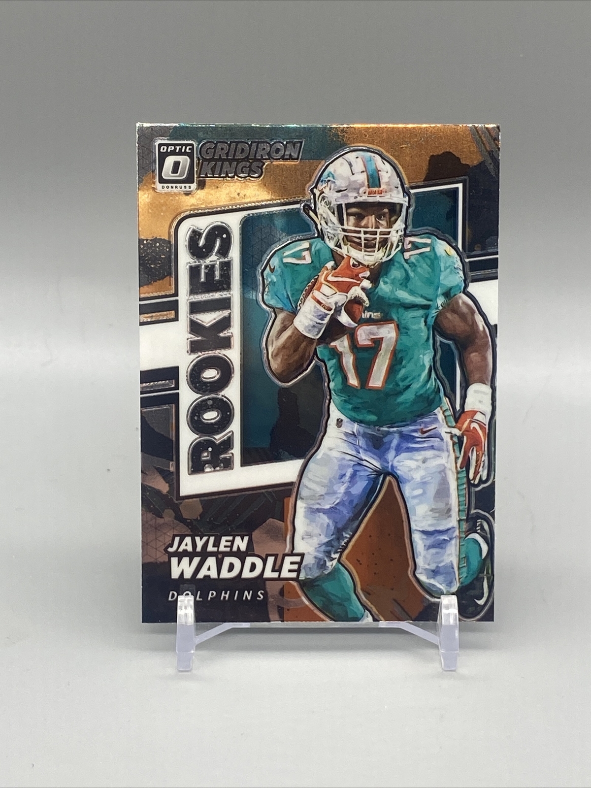 Jaylen Waddle 2021 Donruss Gridiron Kings Rookie Card RC #RGK-JWA ...