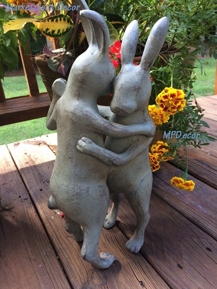 SPI Home 21096 First Dance Rabbit Garden Sculpture Statue Dancing | eBay