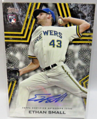 Ethan Small Topps Baseball Stars Black /199 Autograph Rookie Card 2023 ...