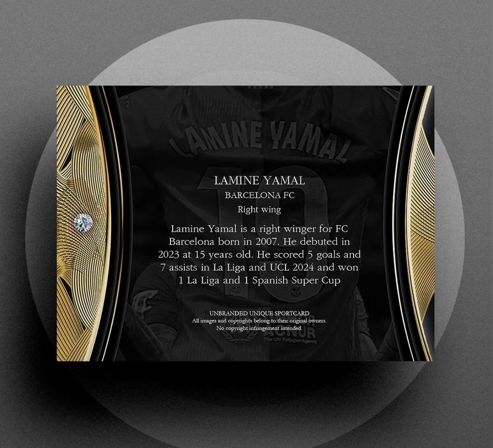 Lamine Yamal auto fan made | eBay