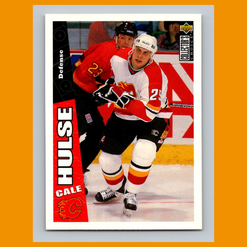 Cale Hulse #36 1996-97 Collectors Choice Calgary Flames Hockey Card NHL ...