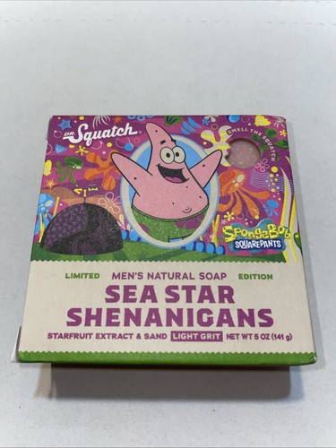 10 BARS! Dr. Squatch Sea Star Shenanigans Patrick from SpongeBob 5oz ...