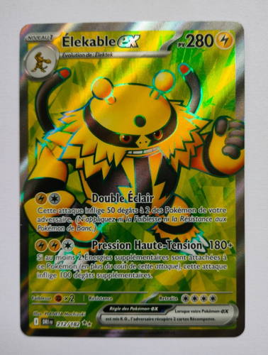Carte Pokémon : Elekable EX 212/182 Rivalités Destinées Française NEUF ...