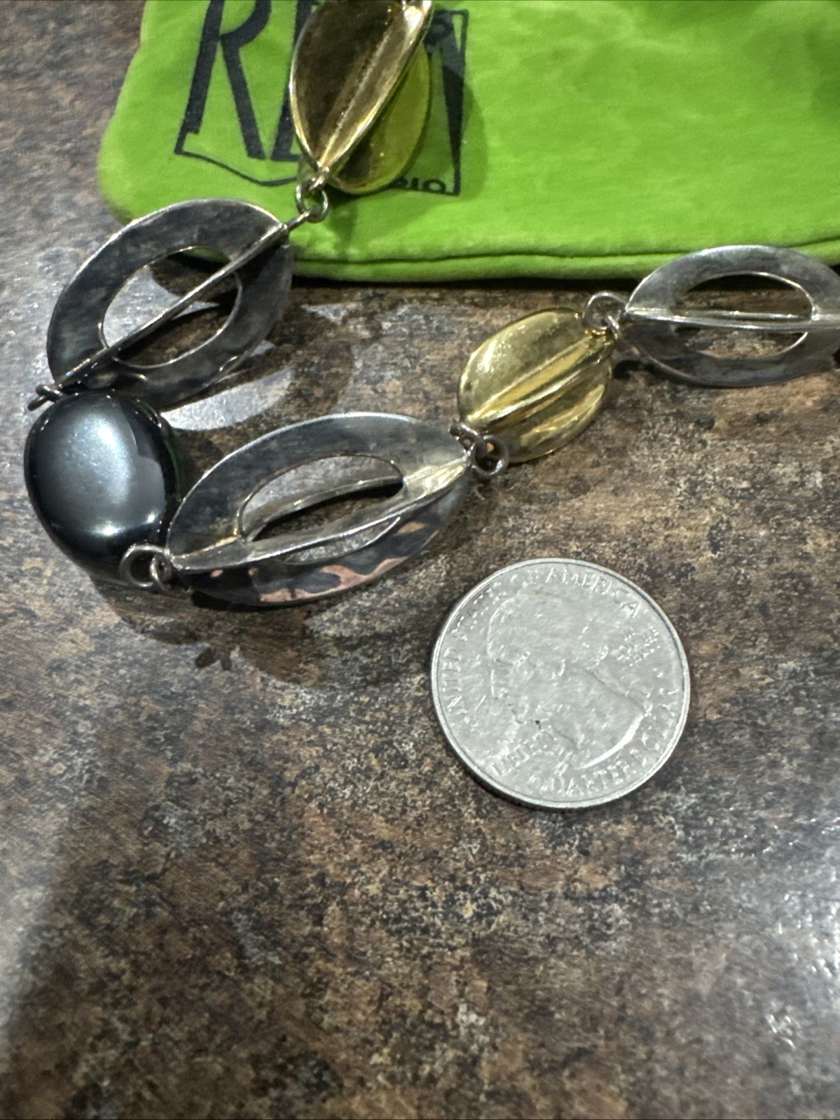 RLM Studio Robert Lee Morris Sterling Silver Brass He… - Gem