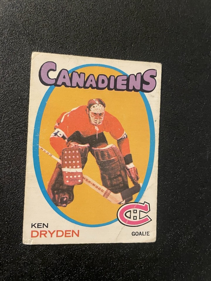1971-72 O-Pee-Chee Ken Dryden ROOKIE CARD #45 Montreal Canadiens RC | eBay