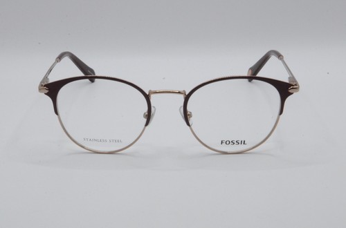 FOSSIL FOS 7087/G 7BL CAT EYE EYEGLASS FRAMES MATTE BURGUNDY 50-20-140 ...