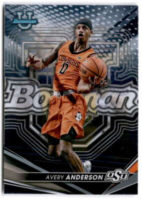 2022-23 Bowman University Best #38 Avery Anderson Oklahoma State Basketball | eBay