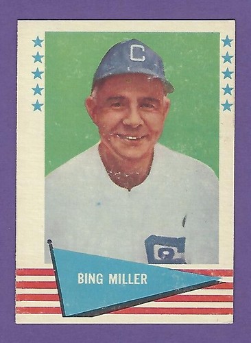 1961 Fleer Baseball Greats - #62 Bing Miller - Ex | eBay