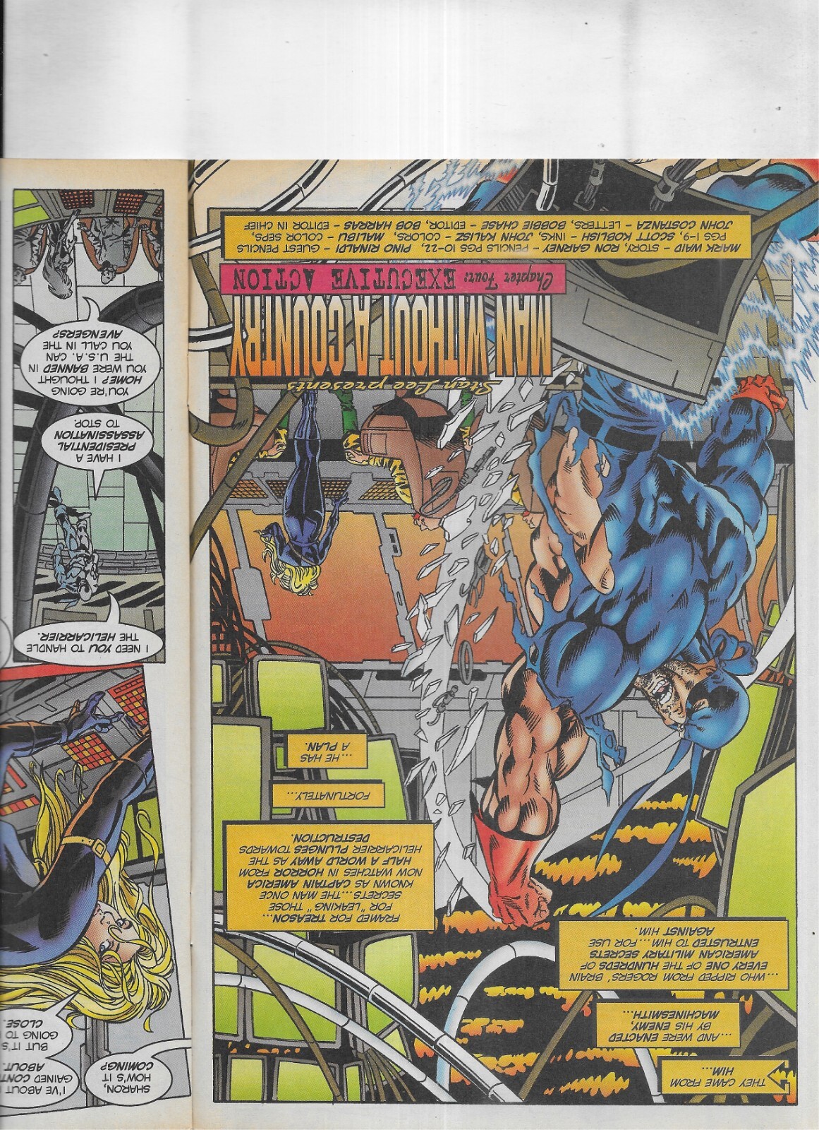 Captain America Comic 453 Cover A First Print 1996 Mark Waid Ron Garney ...