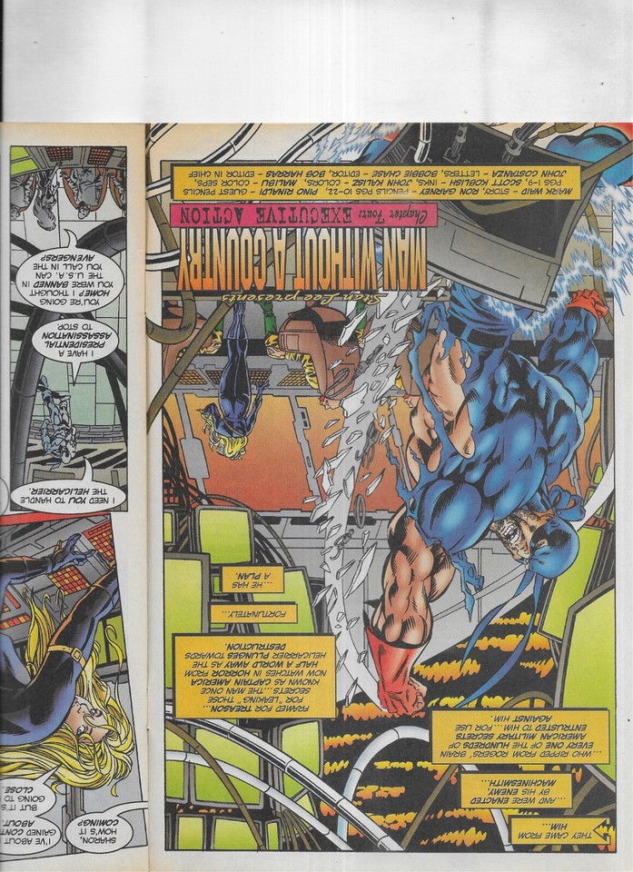 Captain America Comic 453 Cover A First Print 1996 Mark Waid Ron Garney ...