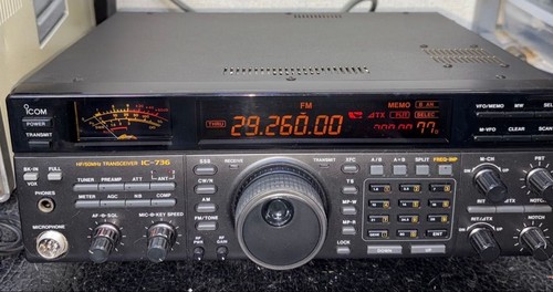 ICOM IC-736 HF/50MHz 100w All Mode Transceiver Amateur Ham Radio Used ...